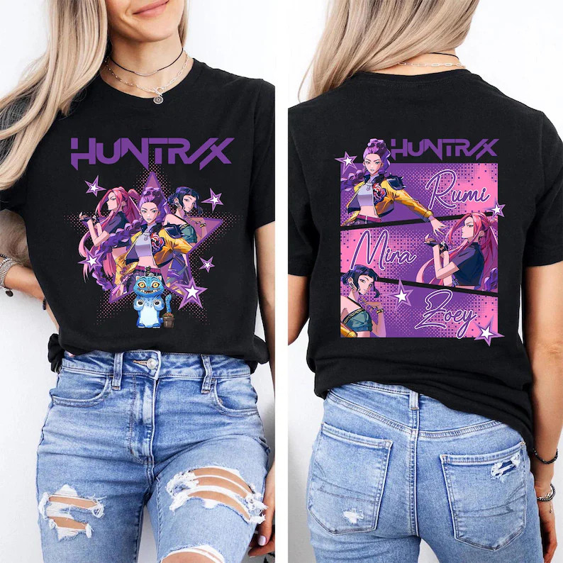 Local Stock Huntrix K-pop Demon Hunter Cotton T-Shirt - Fits Adults ...