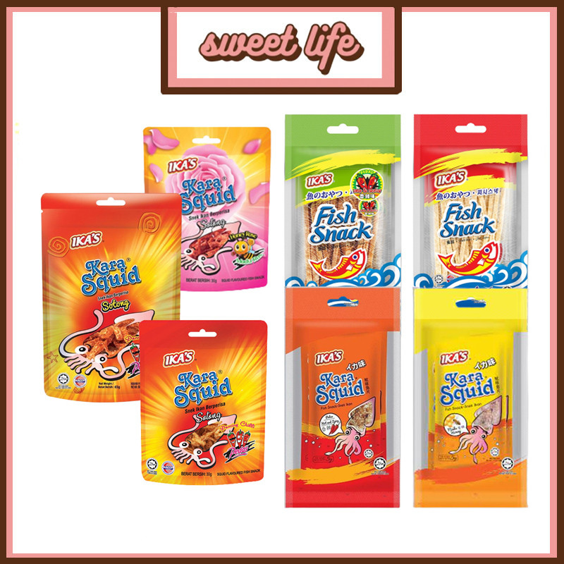 30G / 65G IKA'S PRODUCT ( SQUID / SOTONG / CILI / PEDAS / ROSE / FISH ...