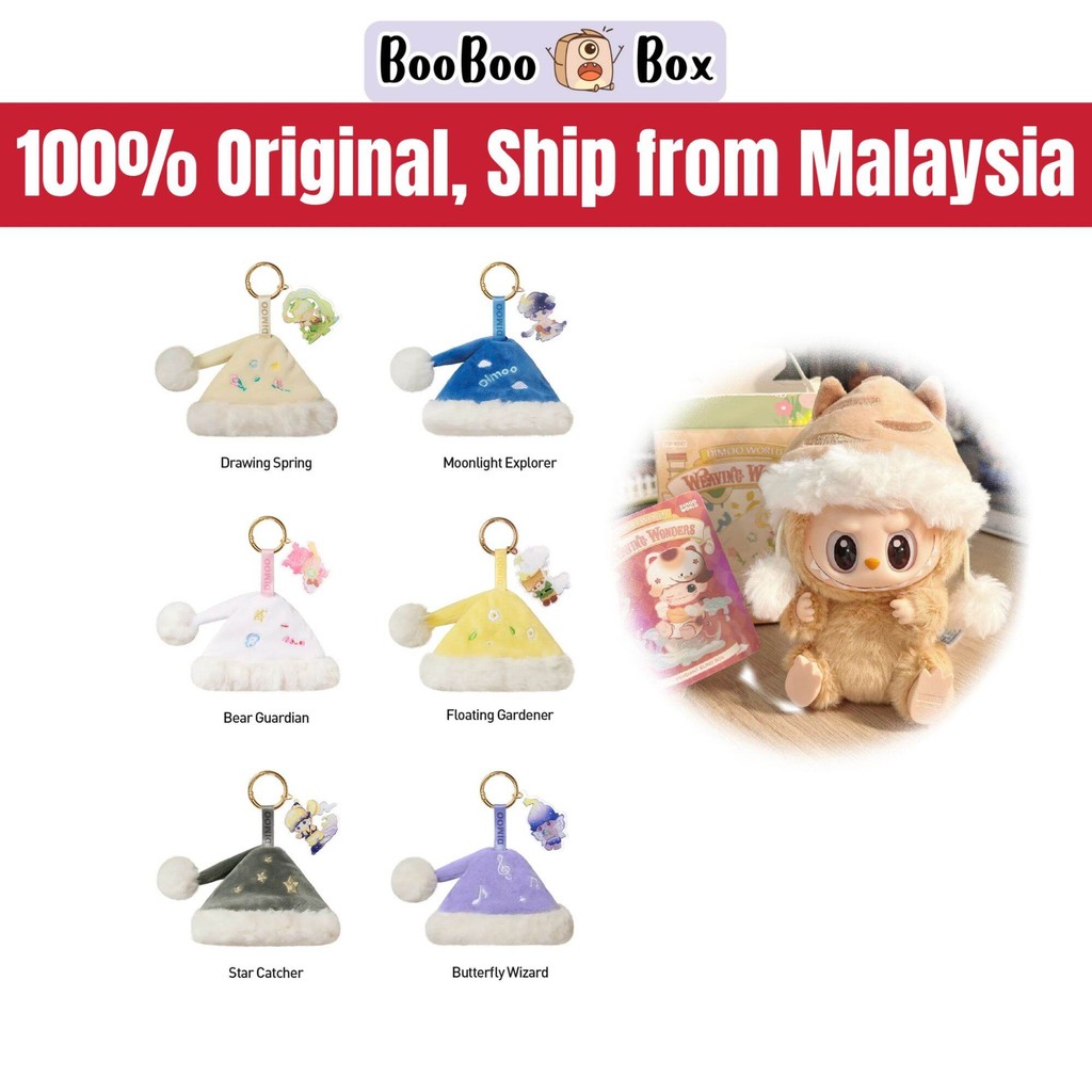 AUTHENTIC POPMART Hat for Labubu Doll DIMOO Weaving Wonders Series ...