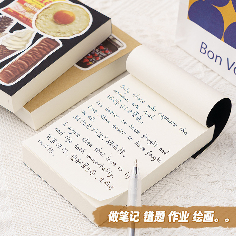 Buku Nota Kosong Pad Nota Mudah Alih DIY Sampul Hadiah Alat Tulis ...