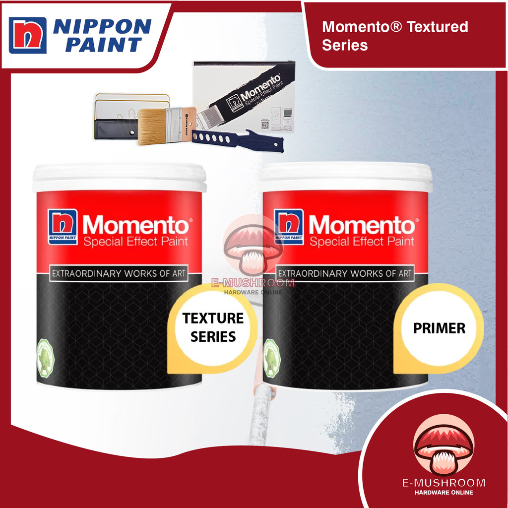1L Nippon Paint Momento® Textured Series | Shopee Malaysia