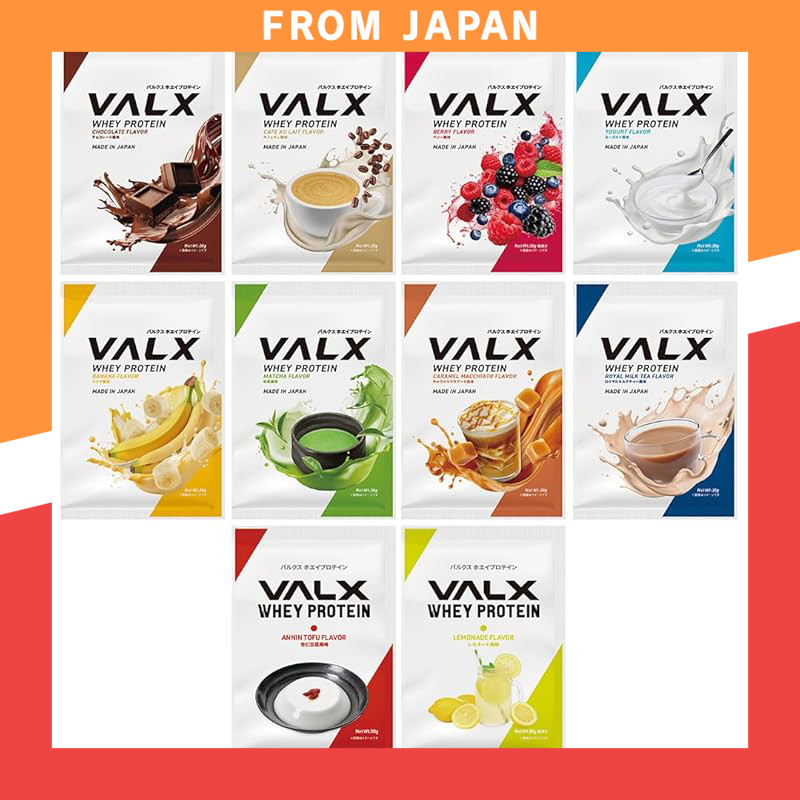 VALX Whey Protein 1kg - Matcha Flavor - WPC - Diet Formula - Supervised by Yoshinori Yamamoto ...