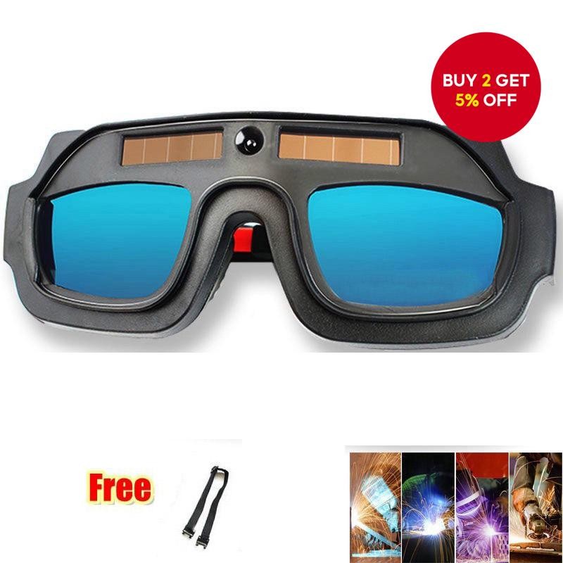 Anti-glare welding glasses automatic darkening welding mask eye ...