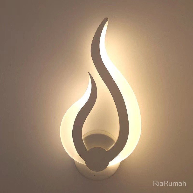Modern Minimalist Acrylic Wall Sconce Light - Bedside/Bedroom Night ...