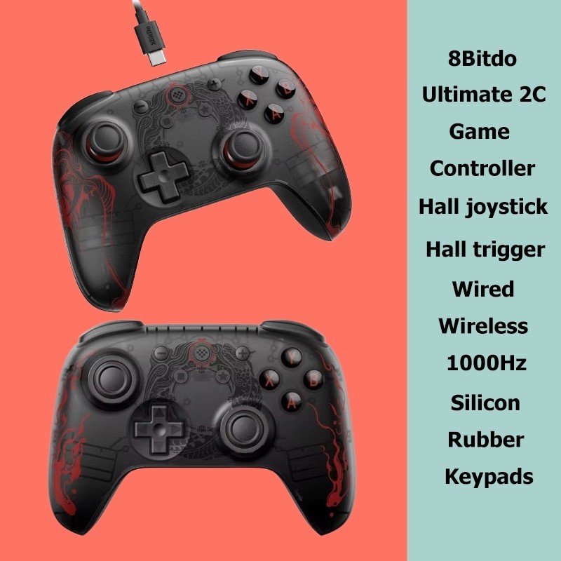 8BitDo Ultimate 2C Gaming Controller for PC Windows 10 11 Steam Deck ...