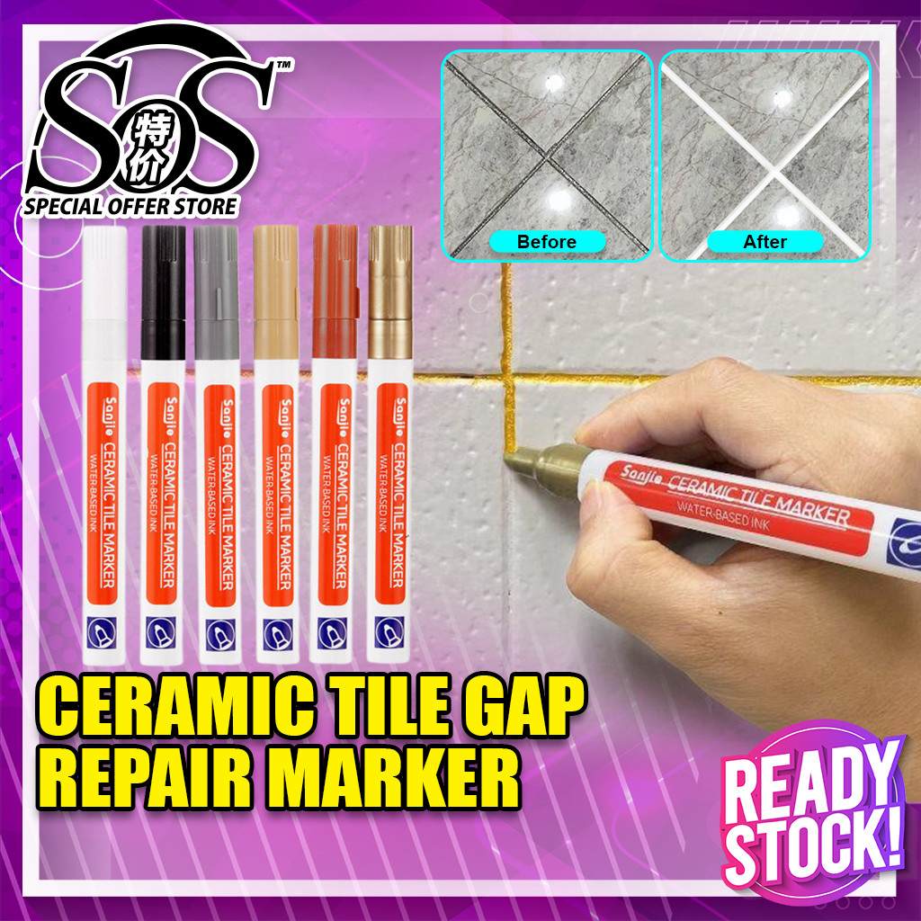 Waterproof Gap Repair Tile Pen Gap Line Pen Floor Tiles Gap Paint ...