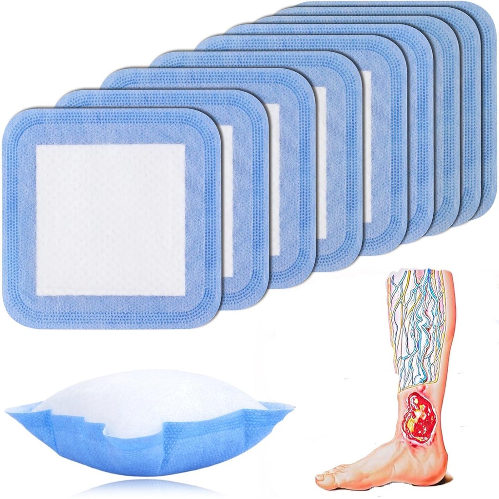 Super Absorbent Dressing Pad for Heavy Exuding Draining Wound Pressure ...