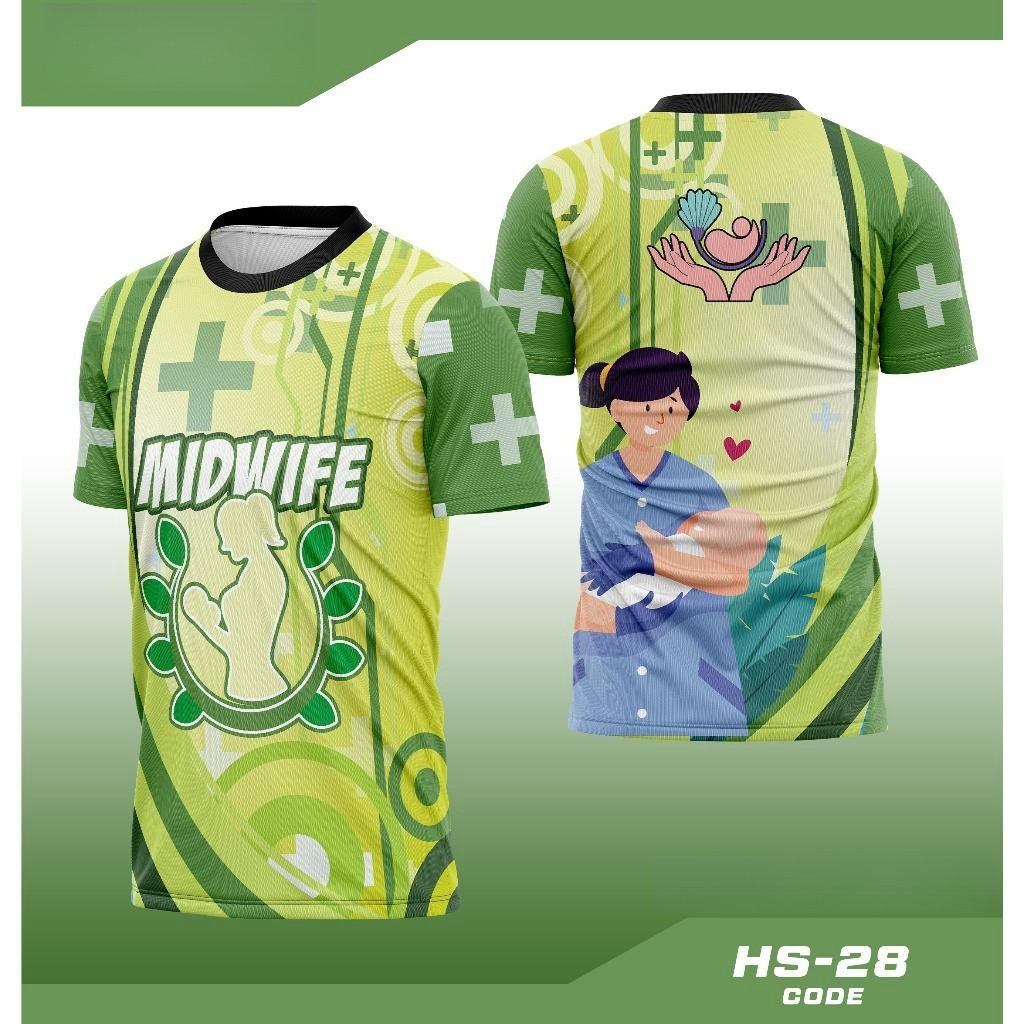 Trend Midwife T-SHIRT for Men and Women 3d Print NURSE PREMIUM New ...