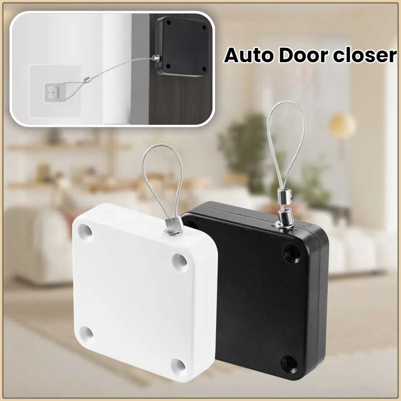 Rope-pulling Automatic Door Closer Simple Buffer Door Closer Household ...