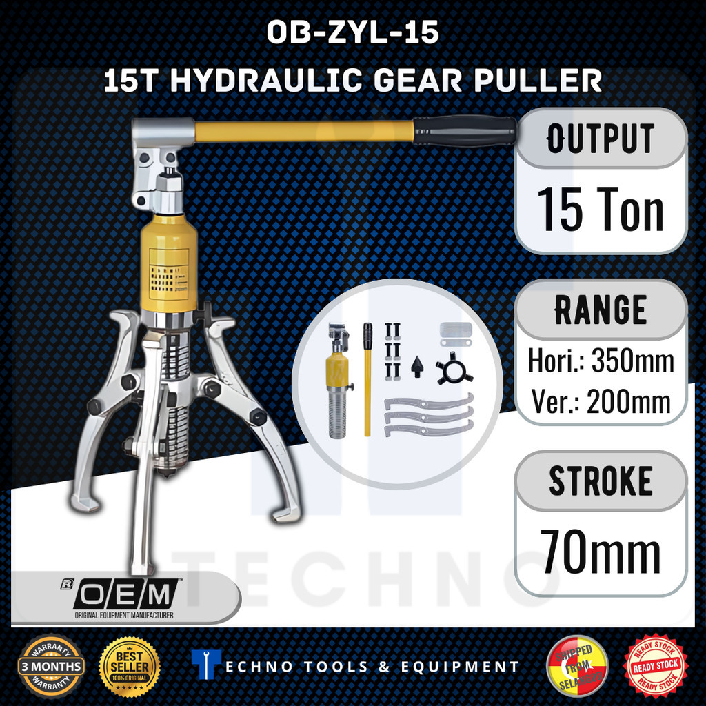15 Tons Hydraulic Puller Industrial Grade | Shopee Malaysia