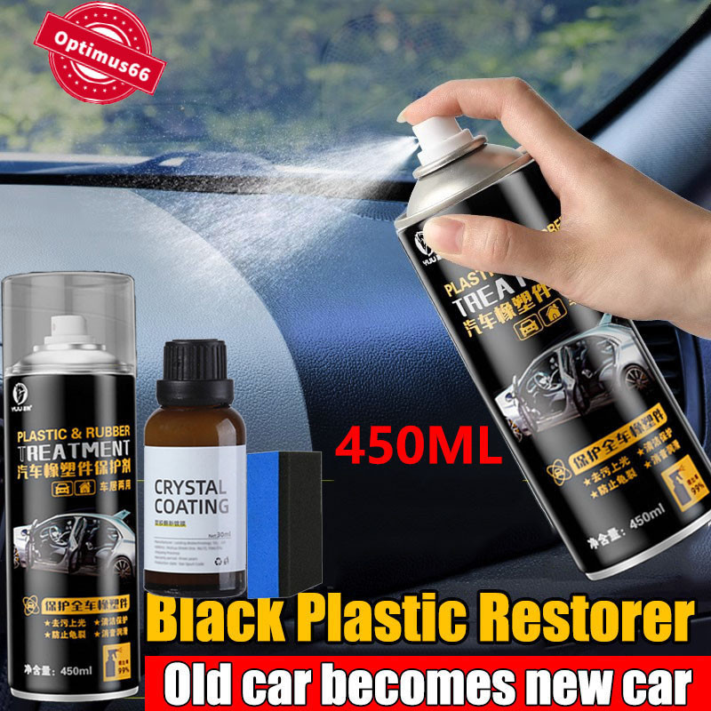 450ML Car plastic restore Rubber Plastic Refurbishment Car Plastic ...