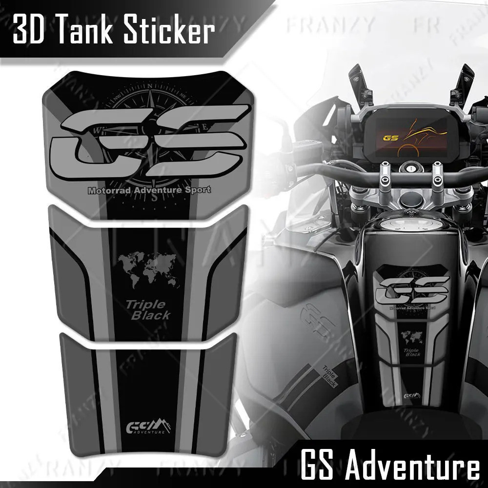 For BMW R1200GS ADV R1250GS R 1250 GS Adventure 3D Motorcycle Tank Pad ...