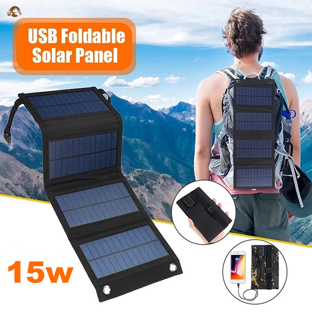 New 15W Solar Folding Package Solar Panel 5V USB Outdoor Mobile Phone ...