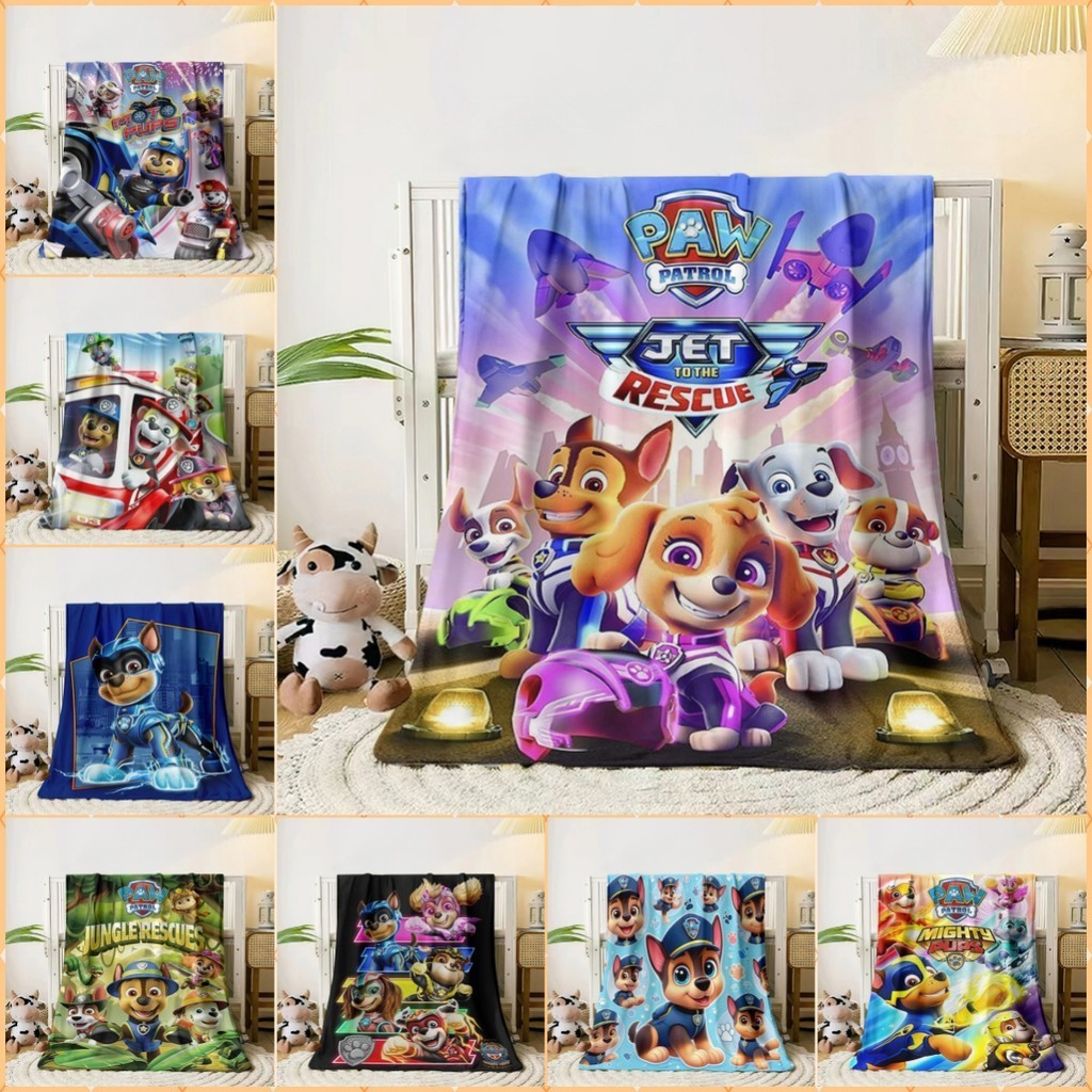 Paw Patrol Blanket High Quality Material Cute Cartoon Kids Nap Cover ...