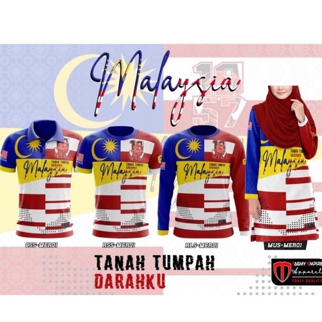 NEW Ready Stock Baju Merdeka Family Jersey | Shopee Malaysia