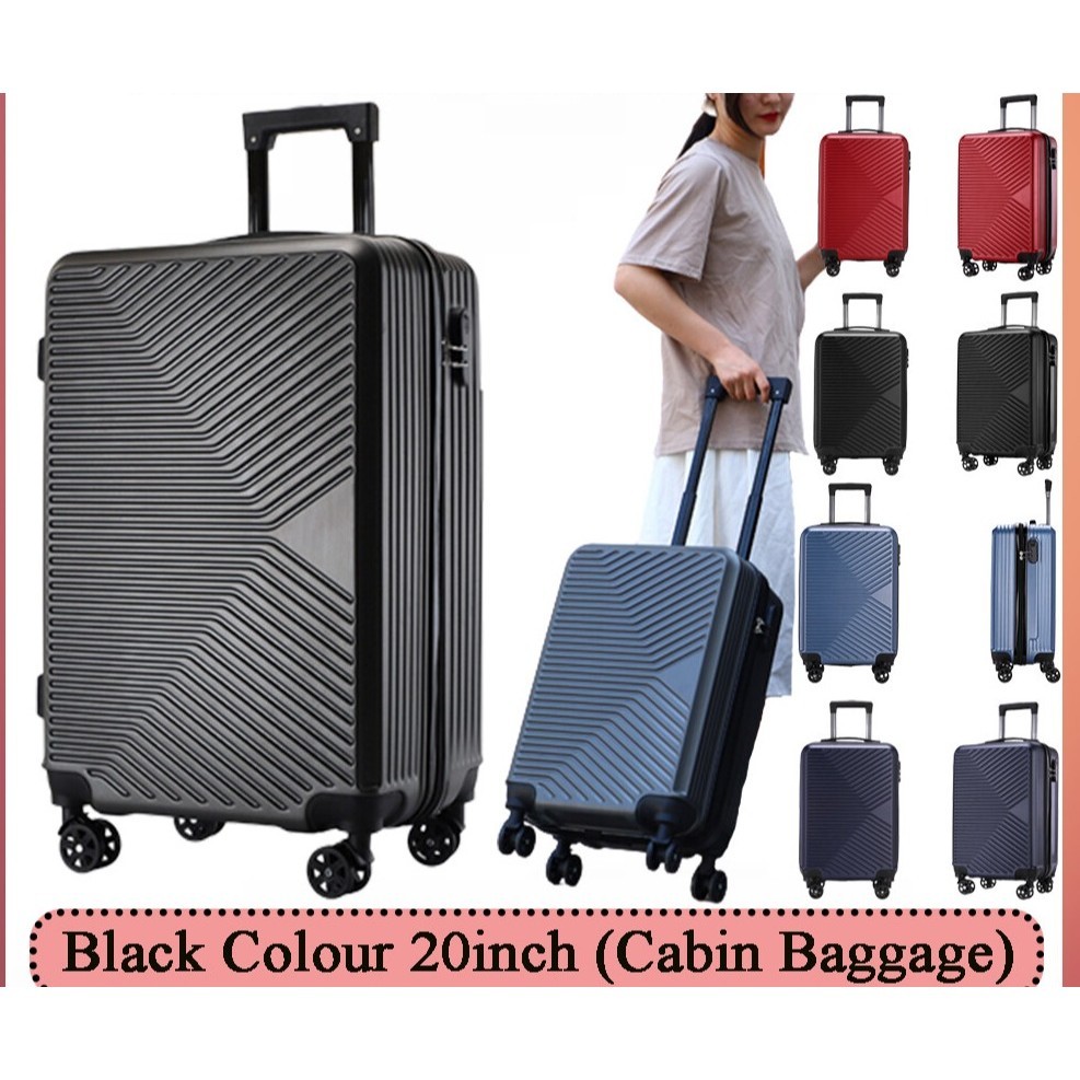 20, 24 & 28inch ️Suitcase Travel Luggage bag luggage box ABS Material ...