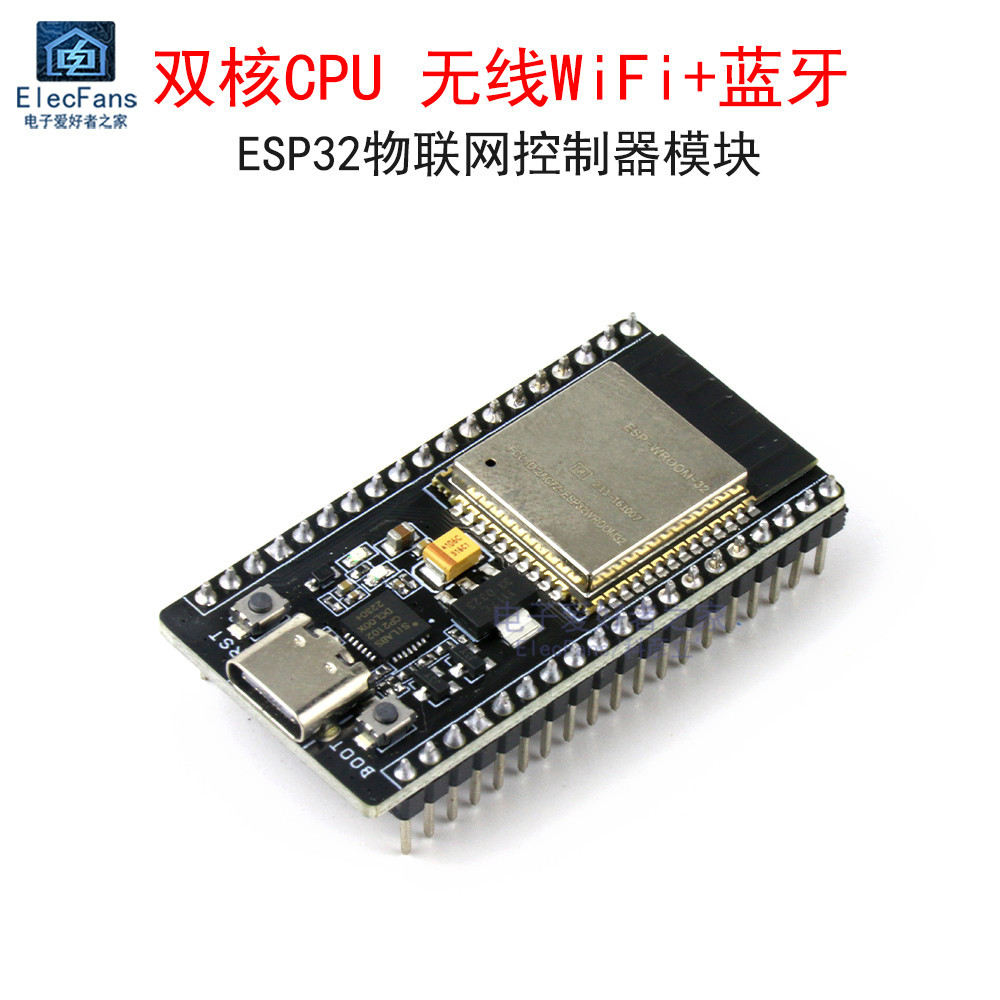 Esp Wroom 32 Development Board Module Dual Core Wireless Wifi Bluetooth Esp32 Iot Controller