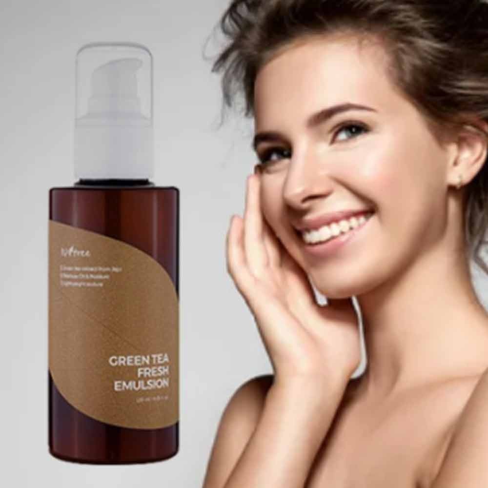 ISNTREE Green tea Fresh Emulsion 120ml EXP. 2026 Korean Cosmetics ...