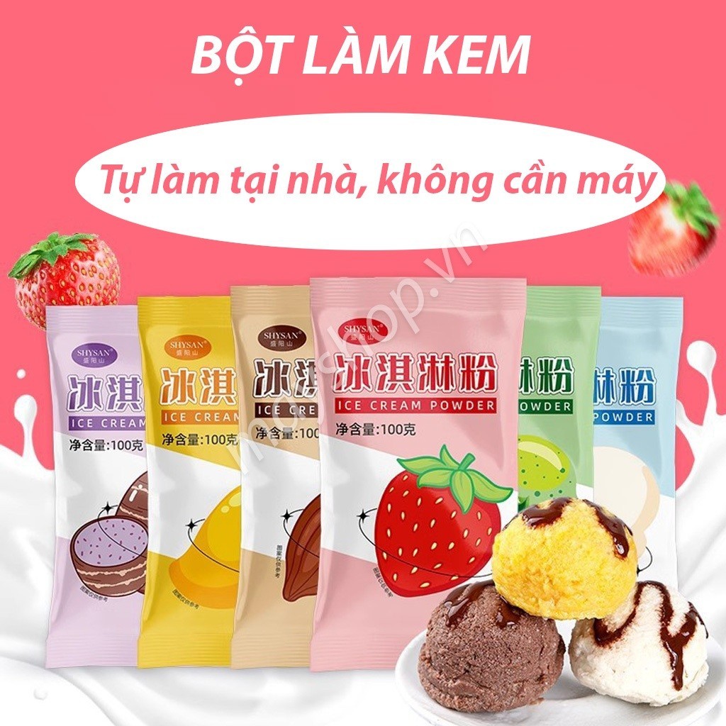Ice cream powder without machine, Easy to make your own ice cream at ...
