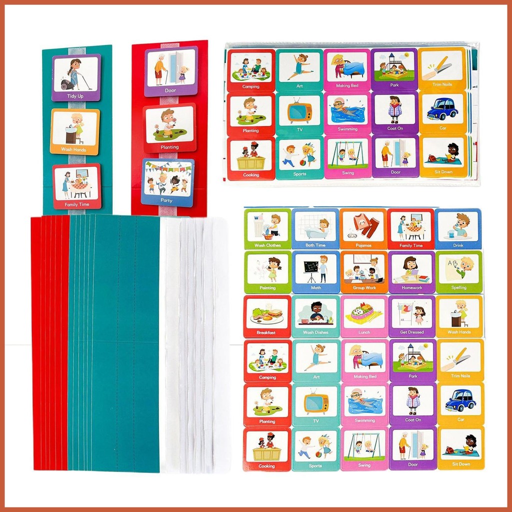 Visual Schedule For Kids Chore Chart Morning Bedtime Routine Chart ...