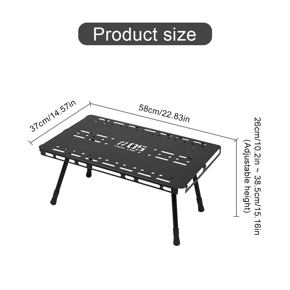 Bv Outdoor Camping Desk Multifunctional for Garden Party Picnic BBQ ...