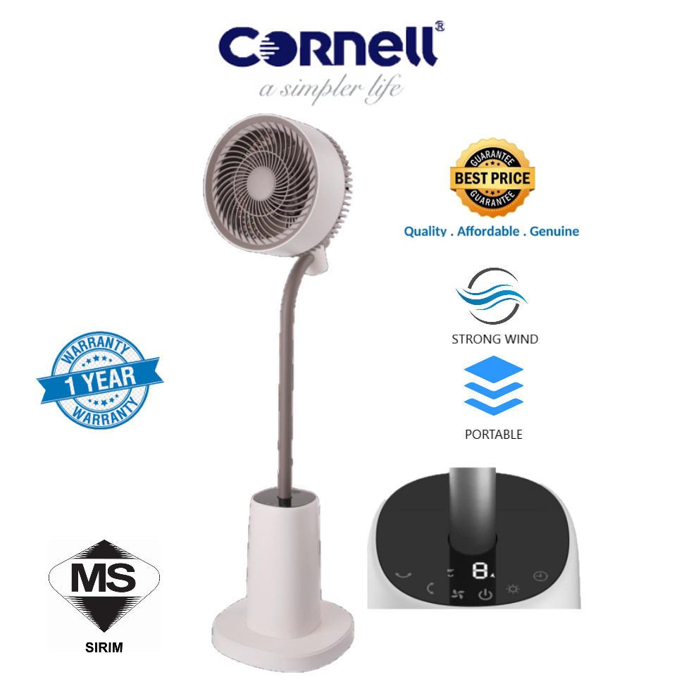 CORNELL Desk Fan Air Circulator| Remote Control Low Noise | Cooling Fan ...
