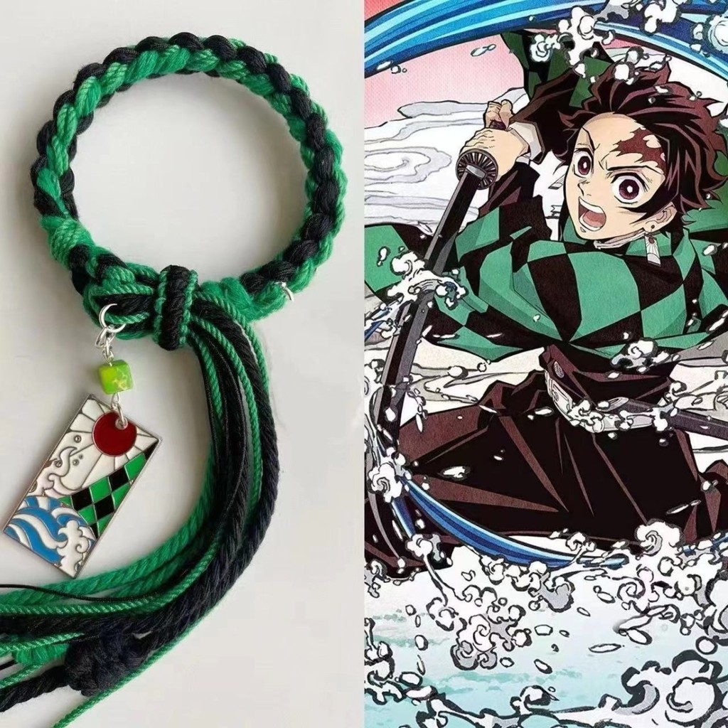 Demon Slayer: Kimetsu no Yaiba braclet, exquisite Tanjiro Nezuko ...