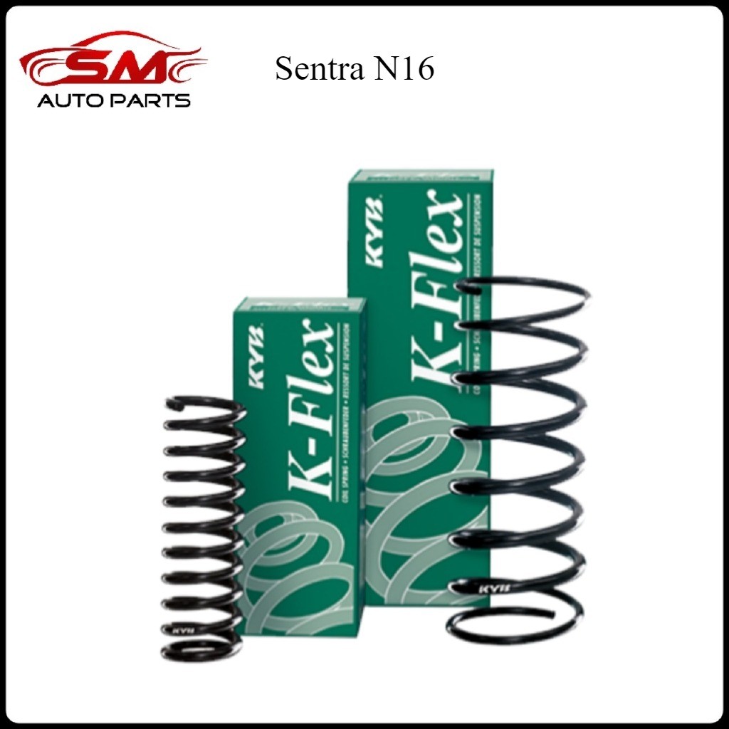 KYB K-FLEX - Nissan Sentra N16 Front / Rear Coil Spring Set ( 1Set 2Pcs ...