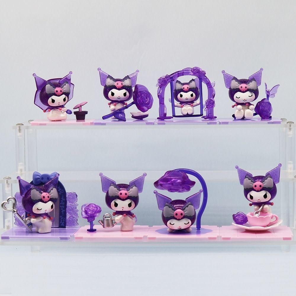 Kuromi Dream Building Rose Garden Series Mystery Box Figure-Made Sanrio ...