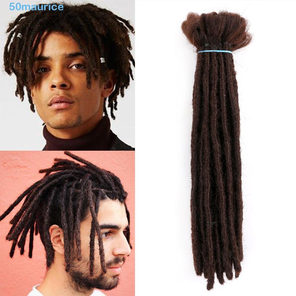MAURICE 1 Pcs Handmade Dreadlock Women Natural Blonde Stylish DIY Heat ...
