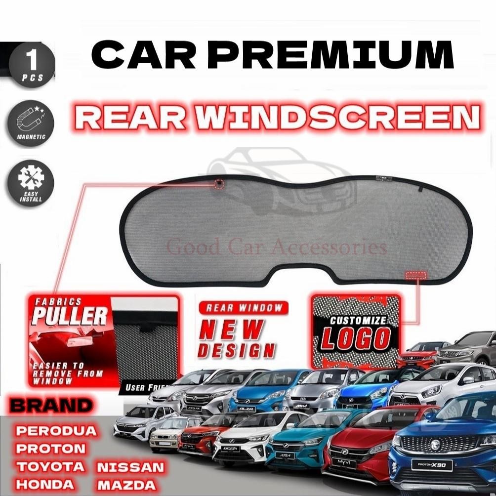 Car Rear Windscreen Car Sunshade Block UV Radiation Proton Perodua Myvi ...