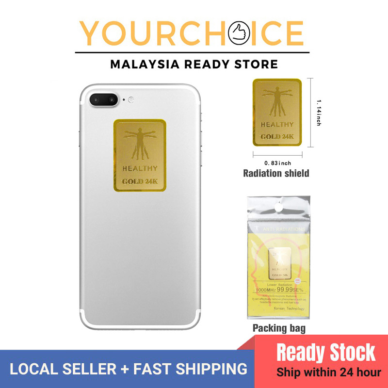 YOURCHOICE 100% Ori 24K Gold Healthy Scalar Energy Stickers EMR ...