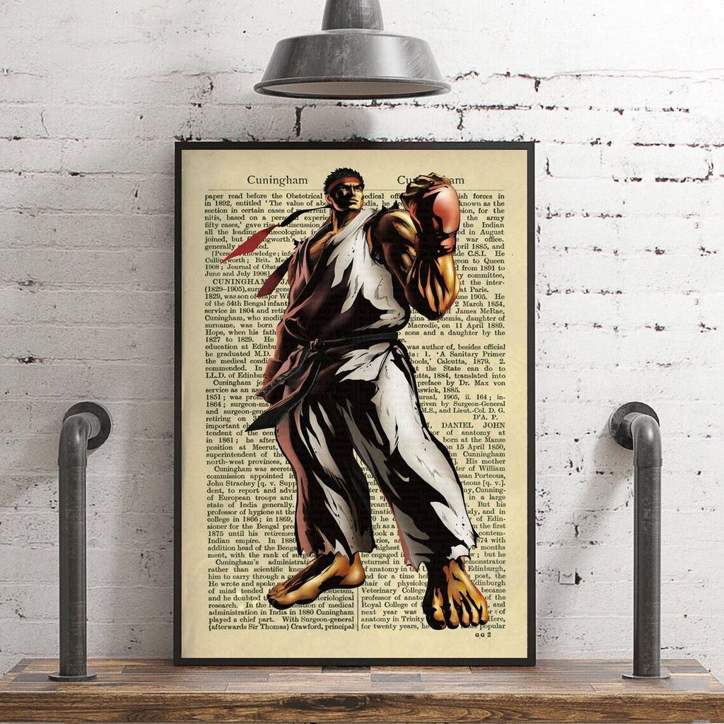 Ryu Street Fighter Portrait Character Figure Chunli Bison Game Gaming ...