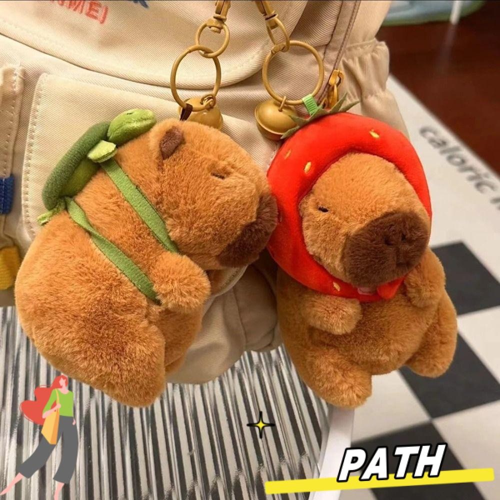 PA-HOME Capybara Plush Keychain, Cute Doll Soft Doll Plush Gift ...
