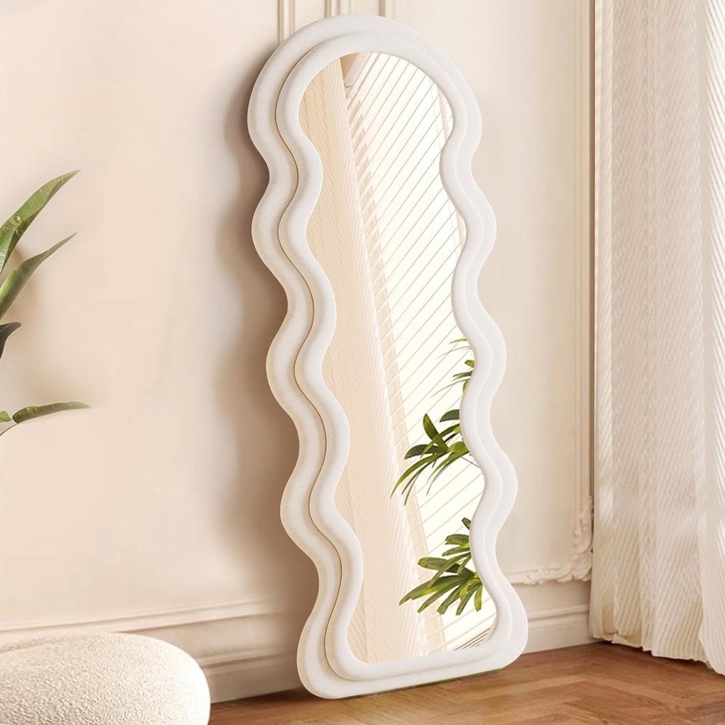 LUXE Oval Cermin Panjang Cermin Dinding Aluminum Alloy Thin Frame ...