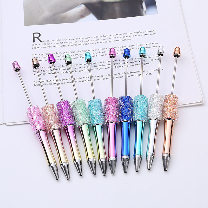Sugar pen creative diy bead pen starry rhinestone handmade patch ...