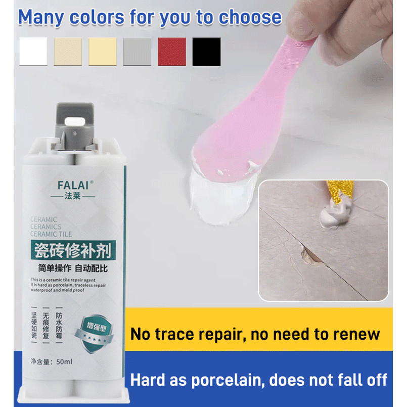 Tile Repair Epoxy Paste Ceramic Paste Pothole Repair Floor Glazed Tile ...