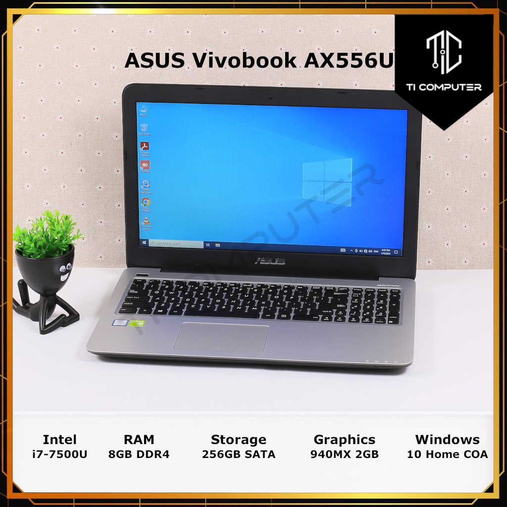 ASUS Vivobook X556U Intel Core i7-7500U 2.7GHz 8GB DDR4 RAM 256GB SSD ...