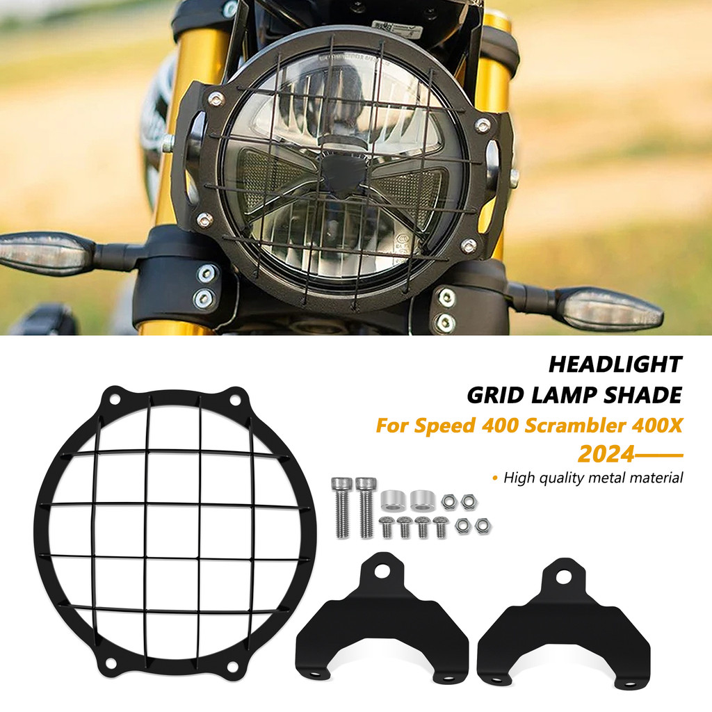 Motorcycle Headlight Protector Speed400 Scrambler400X Headlight Grid ...