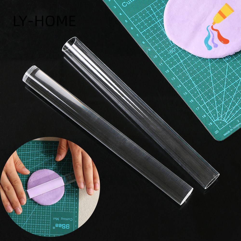 LY-HOME Clay Roller Shaping Ceramic Sticks DiyCraft Transparent ...