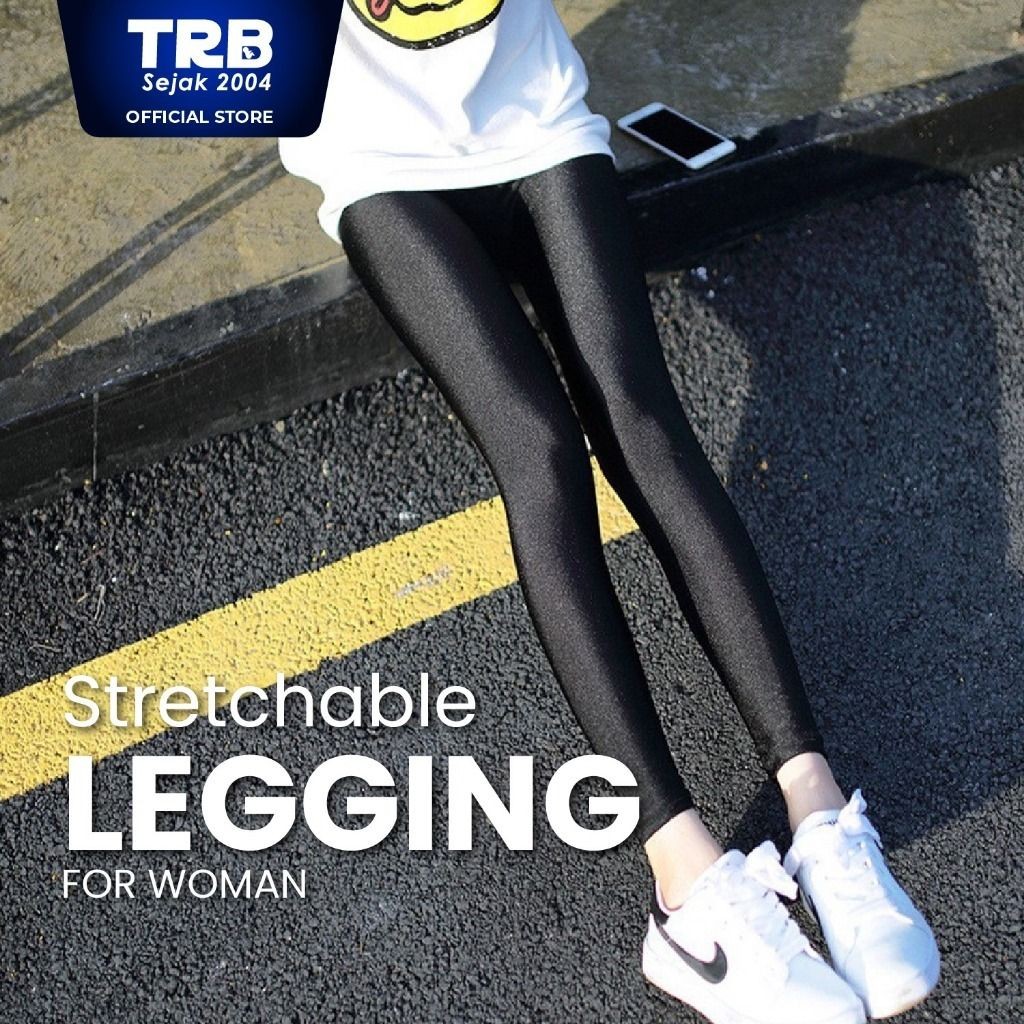 [ TRB ] Premium KOREA Legging Woman Stretch Elastic Waist Plus Size ...