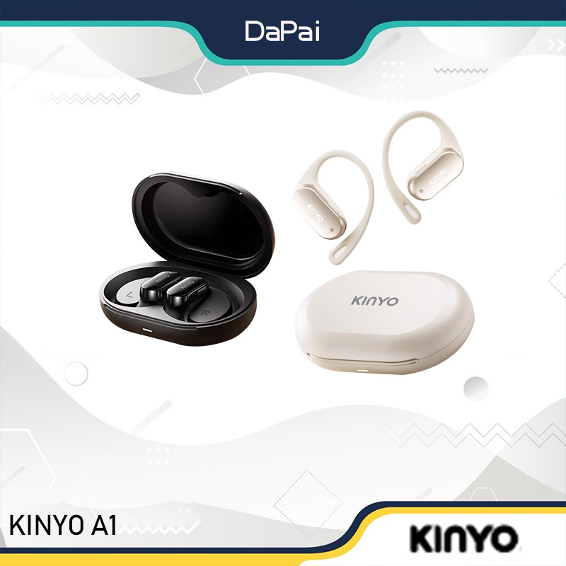 KINYO A1 Bluetooth Earphones Hanging Ear Air Bone Conduction Non In Ear Open Wireless Sports ...