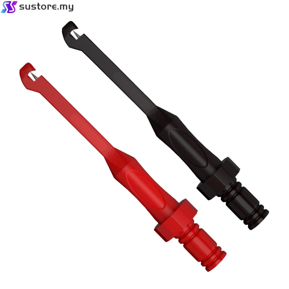 [Super] Test Probe Clip Non-Destructive Wire-Piercing 4MM Hook Tool Red ...