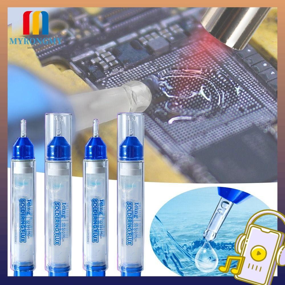 MYRONGMY Solder Paste, SD360 Max 10cc Icing Solder Flux, Multifunctional Transparent No-Clean ...