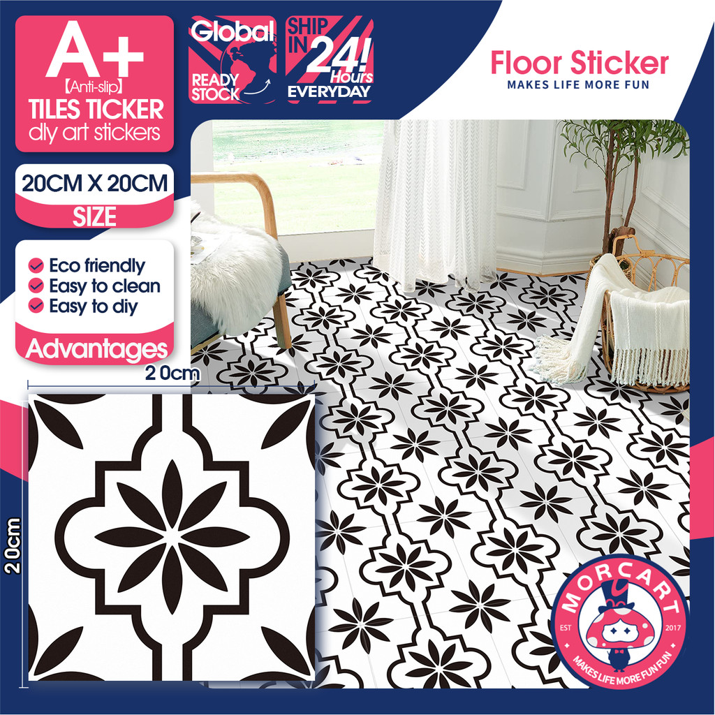 【Ready Stock】 kitchen wallpaperDecorationPelekat lantai pelekat diri ...