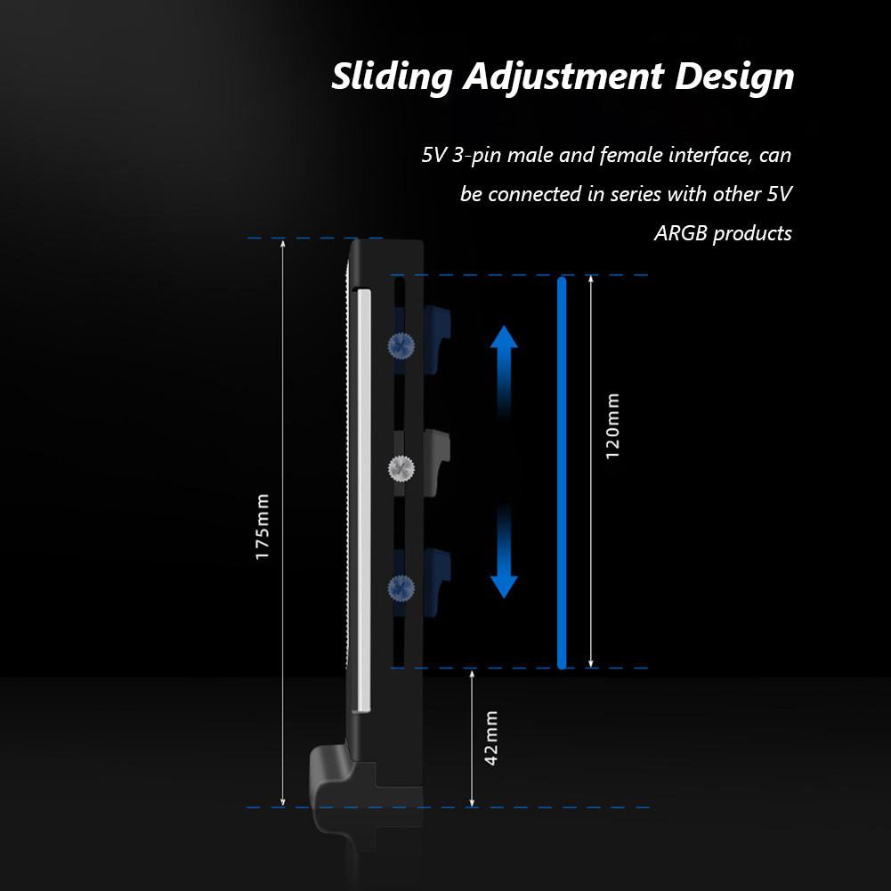 CM-GH2 Graphics Card Bracket Vertical 5V ARGB GPU Holder Stand ...