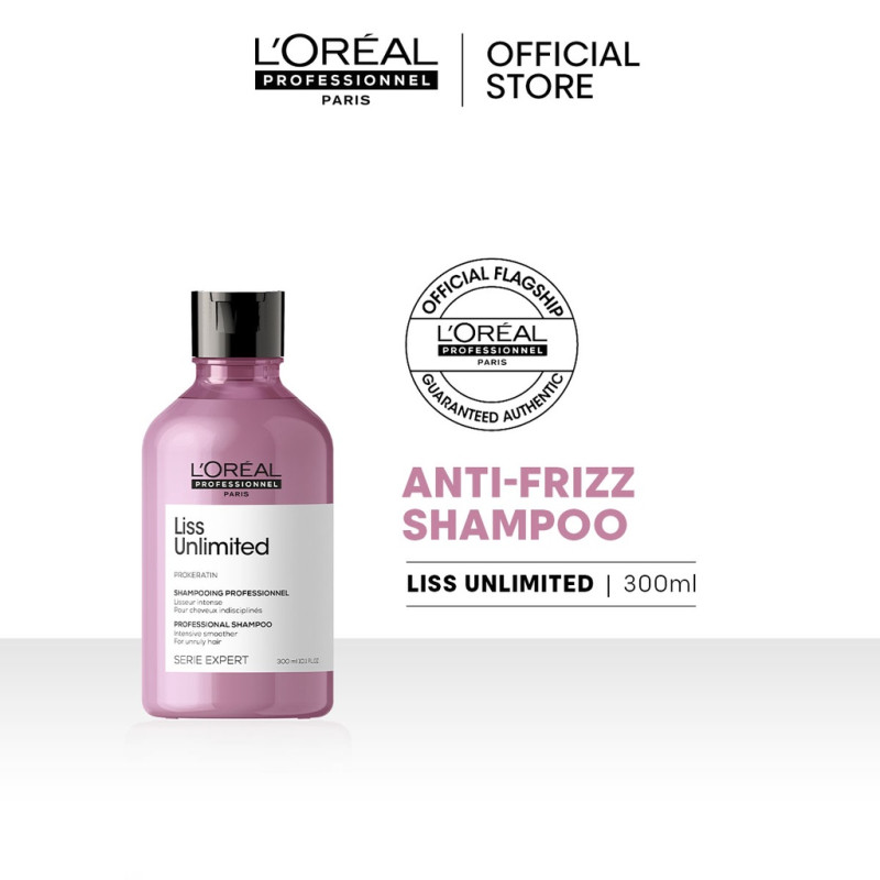 L'Oreal Professionnel Serie Expert Liss Unlimited Frizz Control Shampoo ...