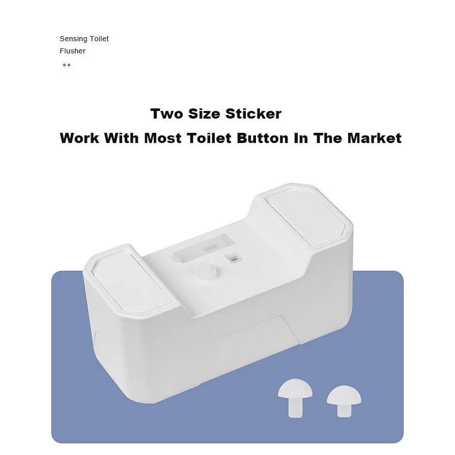 Toilet Smart Sensor Flush Contactless Infrared Sensor Button Flush ...
