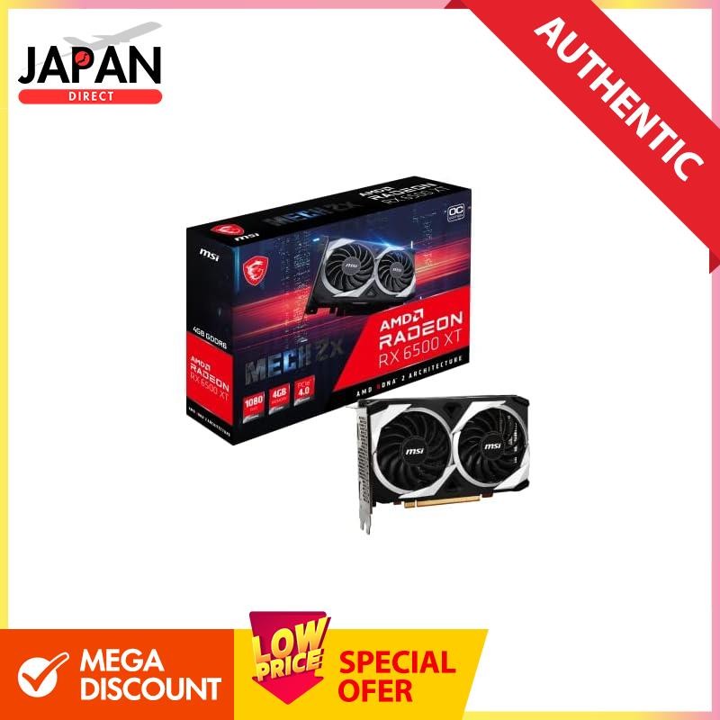 MSI Radeon RX 6500 XT MECH 2X 4G OC Graphics Board VD7987 | Shopee Malaysia