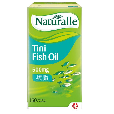 NATURALLE TINI FISH OIL 500MG SGELS 150S PACK-OF-1/2 EXP09/2026 ...